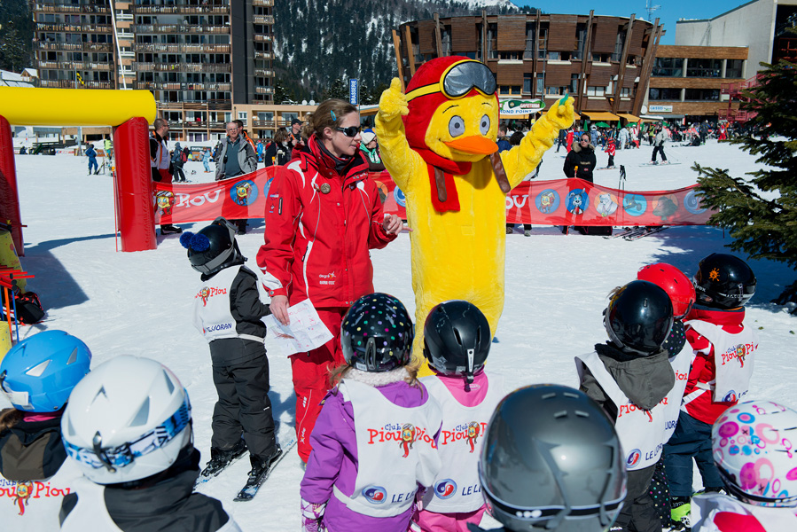Ski enfants - Club Pioupiou - ESF Le Lioran